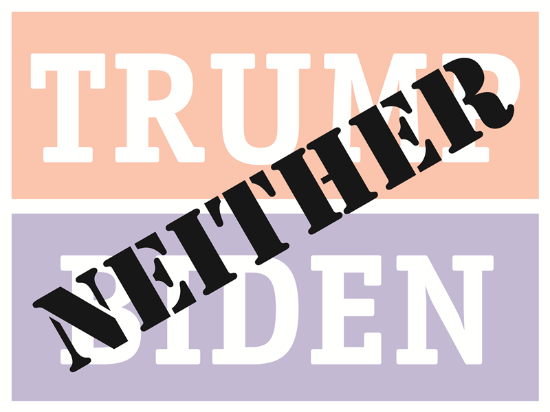 Neither 2020 - Lawn Sign