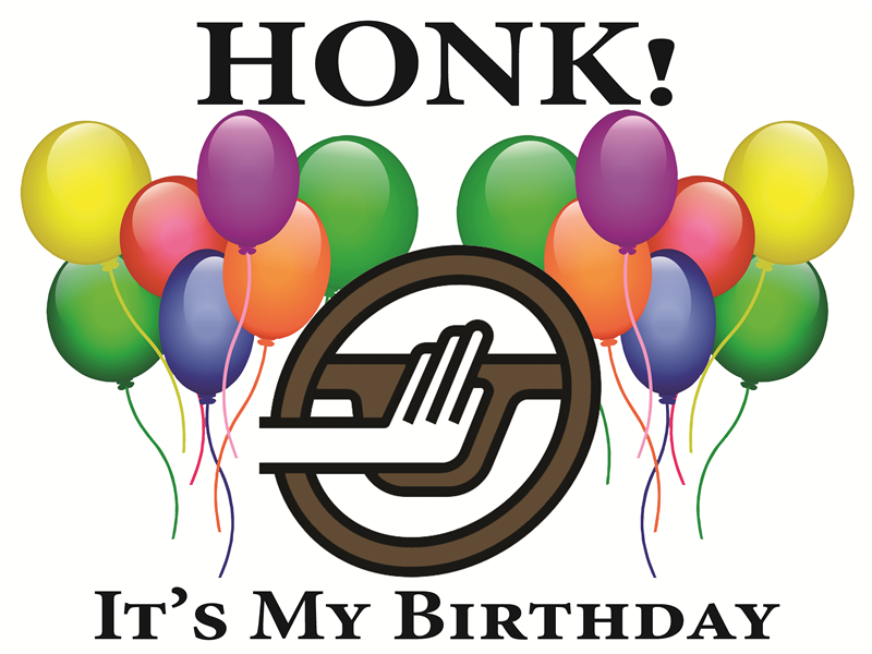 Honk - Happy B-Day Sign